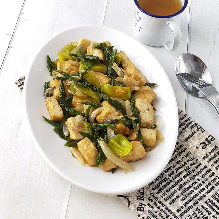 Resep Oseng Tahu Cabe Ijo Sederhana Rumahan Di Yummy App