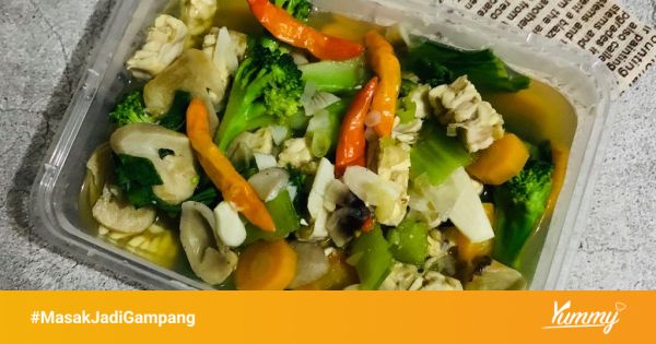 Resep Capjay Tempe Rebus Sederhana Rumahan Di Yummy App