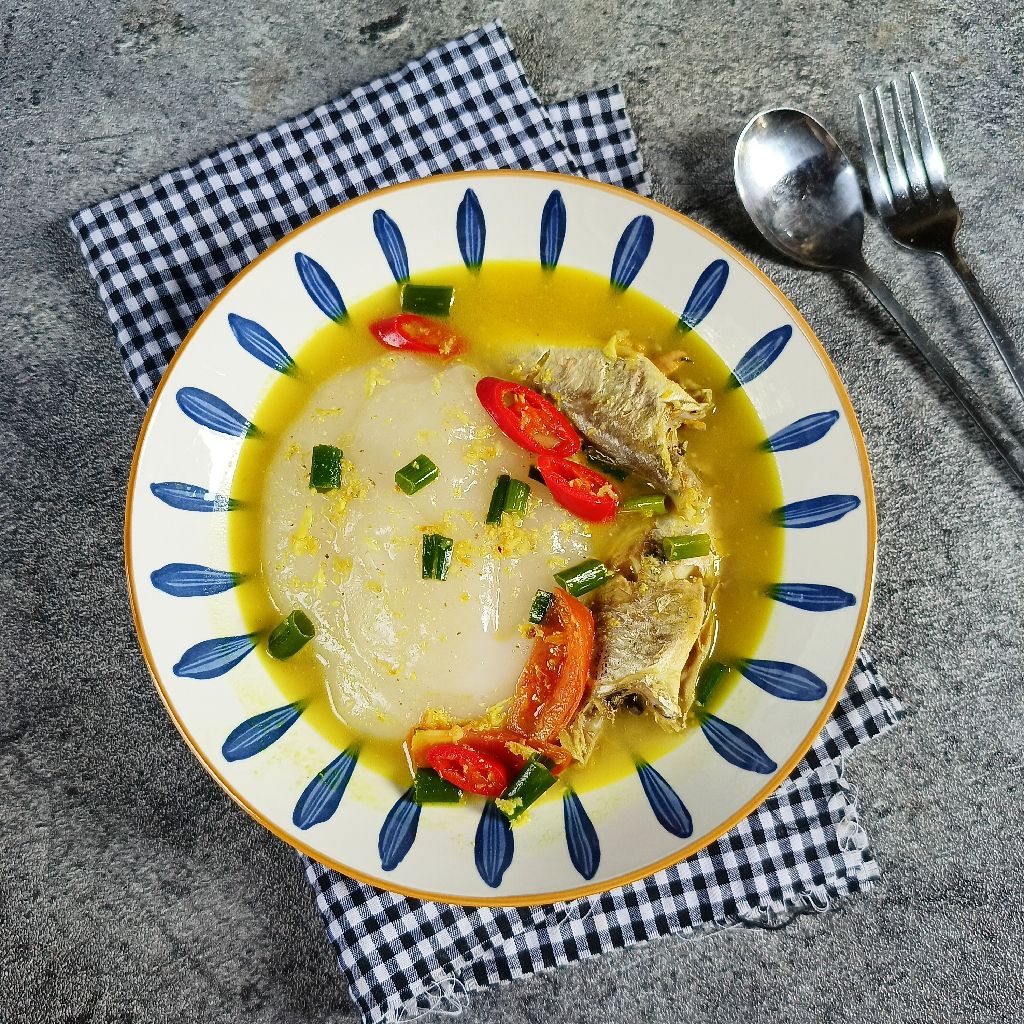 Resep Papeda Ikan Kuah Kuning Sederhana Rumahan di Yummy App