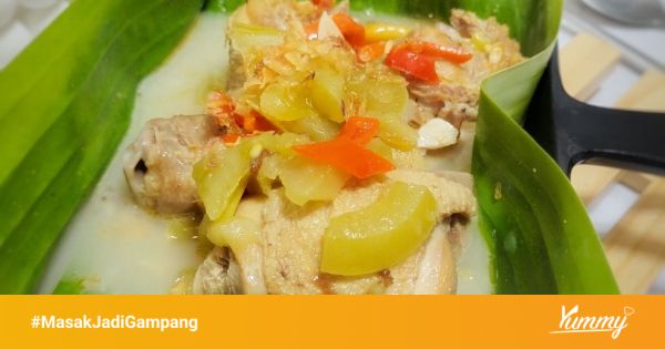 Resep Garang Asam Ayam Daun Pisang Sederhana Rumahan Di Yummy App
