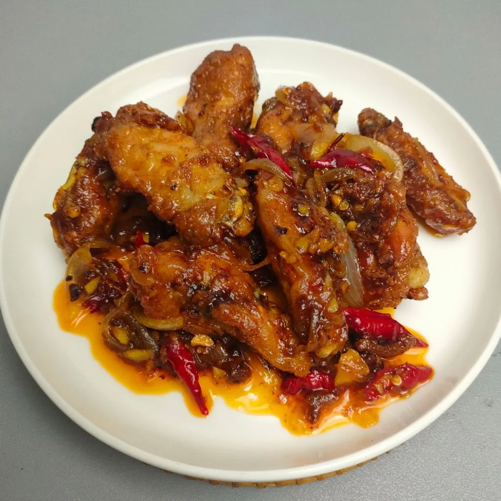 Resep Sayap Ayam Kecap Pedas Manis Sederhana Rumahan Di Yummy App