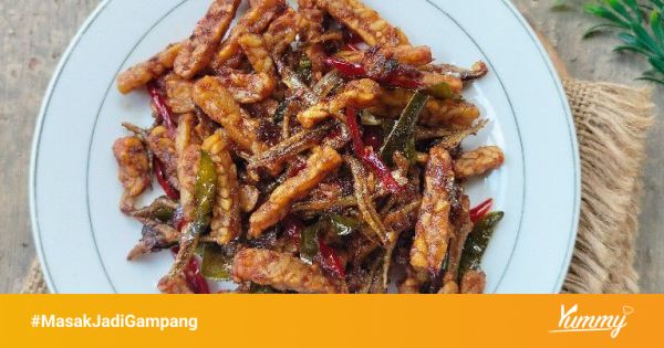 Resep Orek Tempe Teri Pedas Manis Sederhana Rumahan di Yummy App Resep Orek Tempe Teri Pedas Manis Sederhana Rumahan di Yummy App