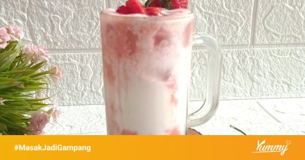 Resep Strawberry Drink Sederhana Rumahan Di Yummy App