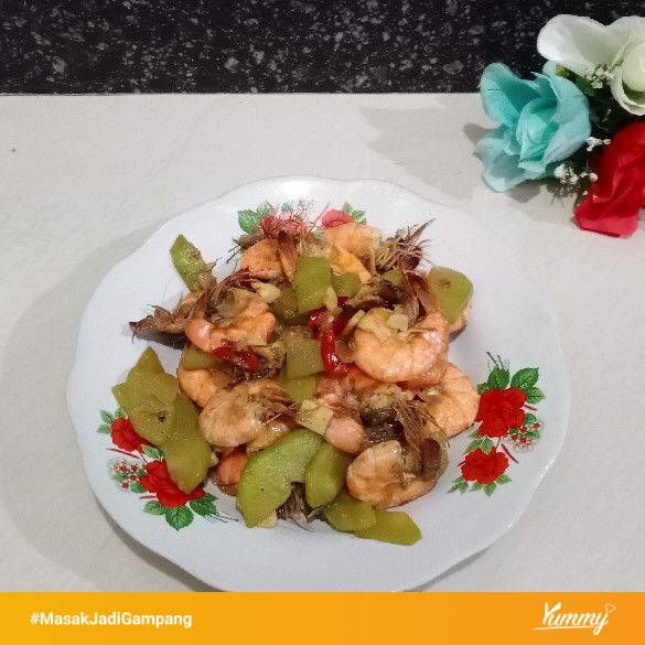 Resep Tumis Labu Siam Udang Sederhana Rumahan Di Yummy App