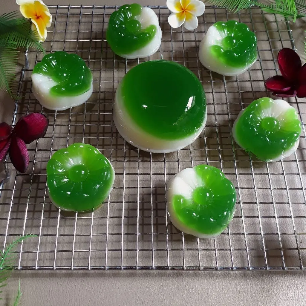 Resep Puding Pandan Santan Sederhana Rumahan di Yummy App