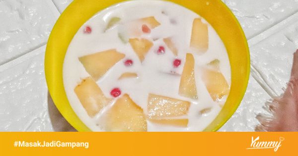Resep Es Melon Jelly Mutiara Sederhana Rumahan Di Yummy App
