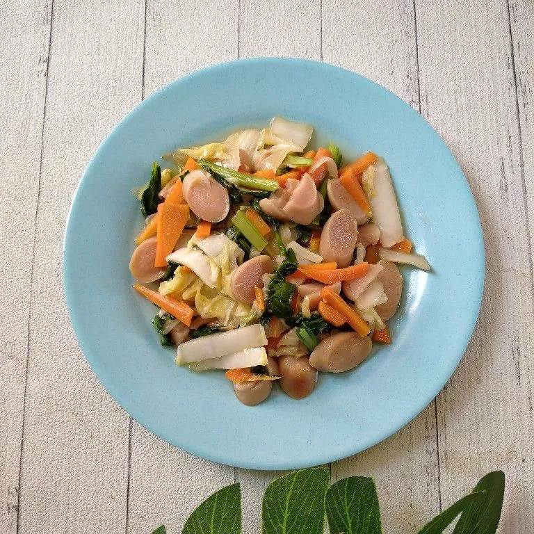 Resep Tumis Sawi Wortel Sosis Sederhana Rumahan Di Yummy App