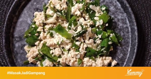 Resep Tumis Tahu Daun Melinjo Sederhana Rumahan Di Yummy App