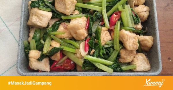 Resep Tumis Tahu Sawi Hijau Sederhana Rumahan Di Yummy App