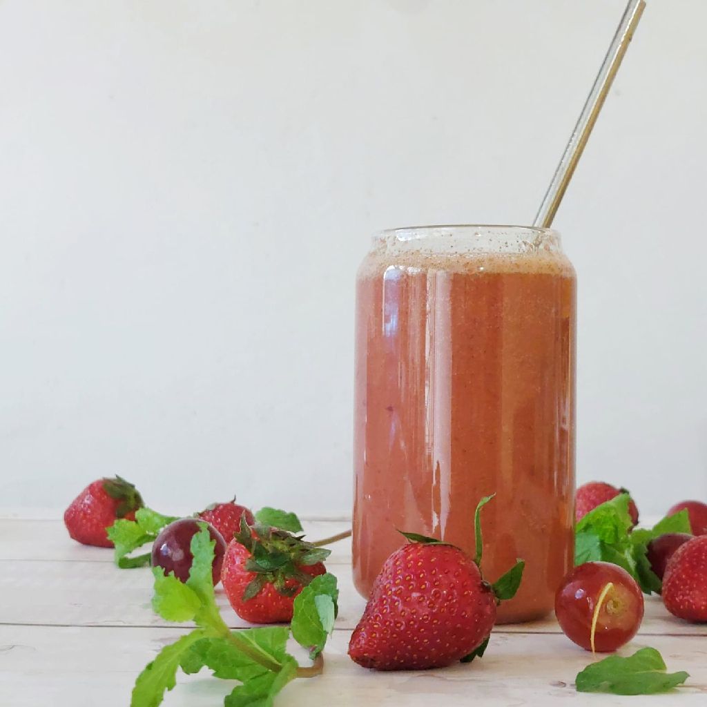 Resep Jus Stroberi Anggur Sederhana Rumahan di Yummy App