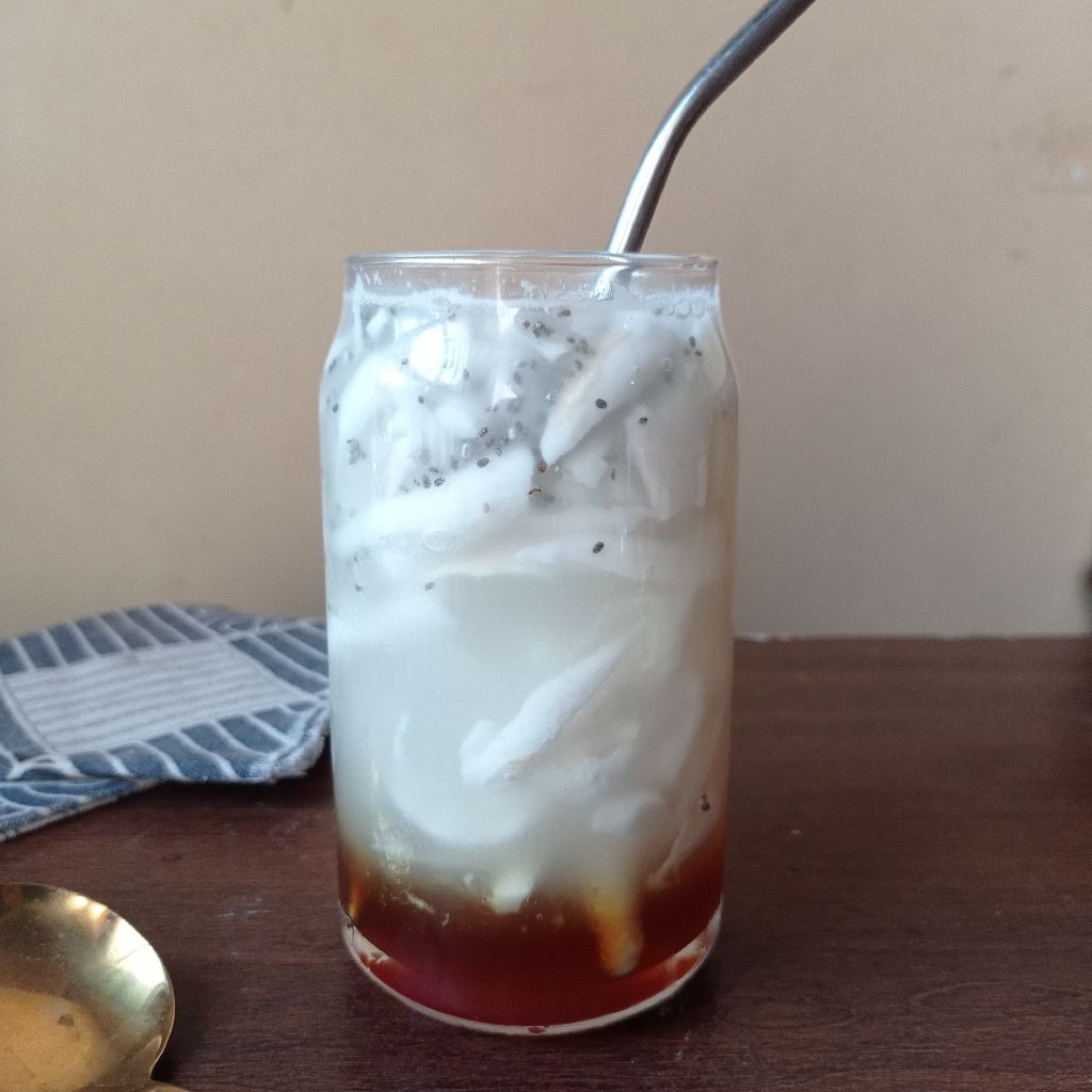 Resep Es Kelapa Muda Gula Merah Sederhana Rumahan Di Yummy App