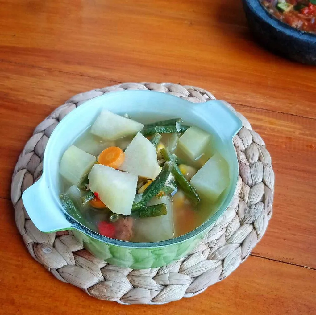 Resep Sayur Asem Labu Air Kacang Panjang Sederhana Rumahan di Yummy App