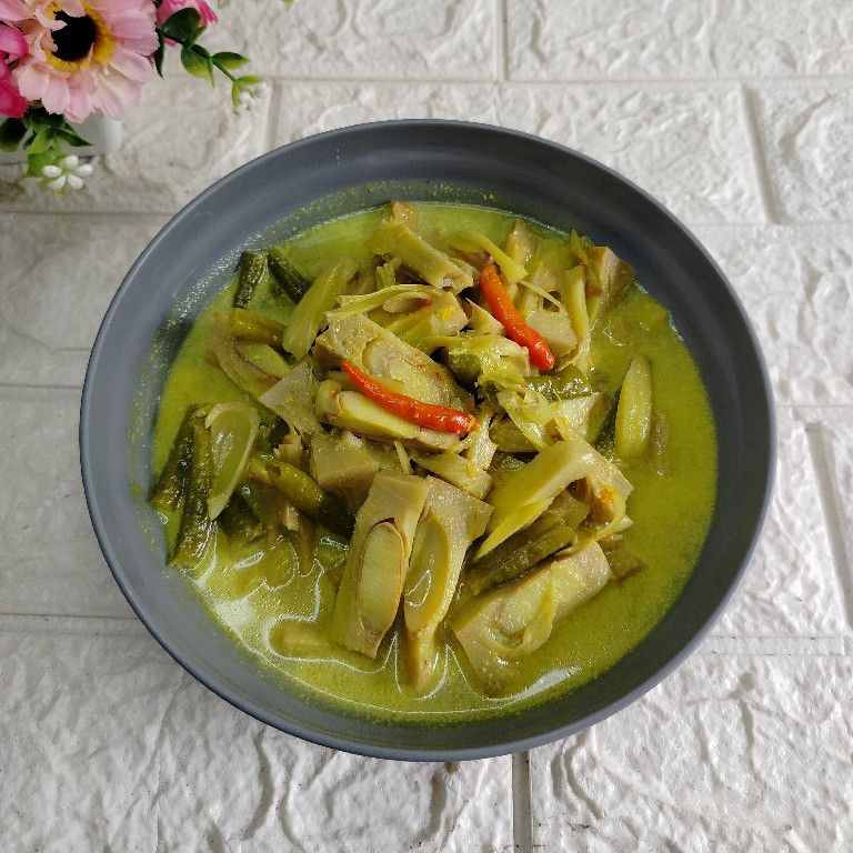 Resep Lodeh Tewel Kacang Panjang Sederhana Rumahan di Yummy App