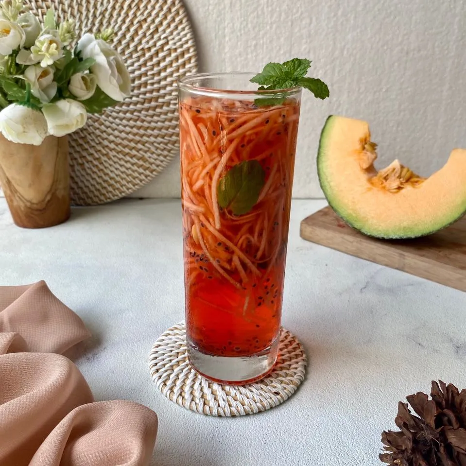 Resep Es Melon Serut Sirup Cocopandan Sederhana Rumahan Di Yummy App