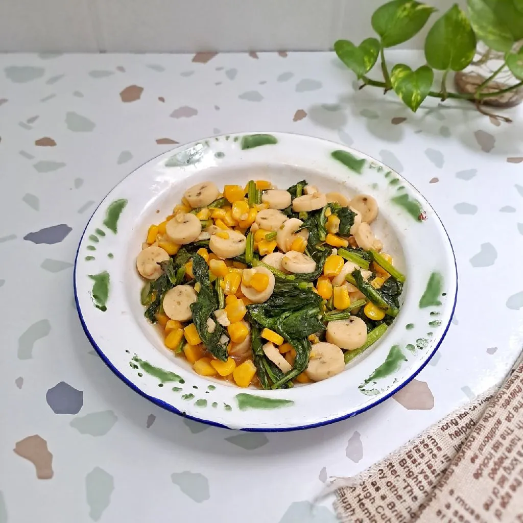 Resep Tumis Caisim Sosis Ikan Sederhana Rumahan di Yummy App