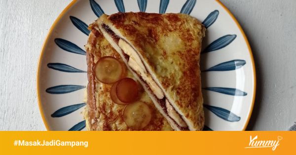 Resep Choco Banana Toast Sederhana Rumahan Di Yummy App