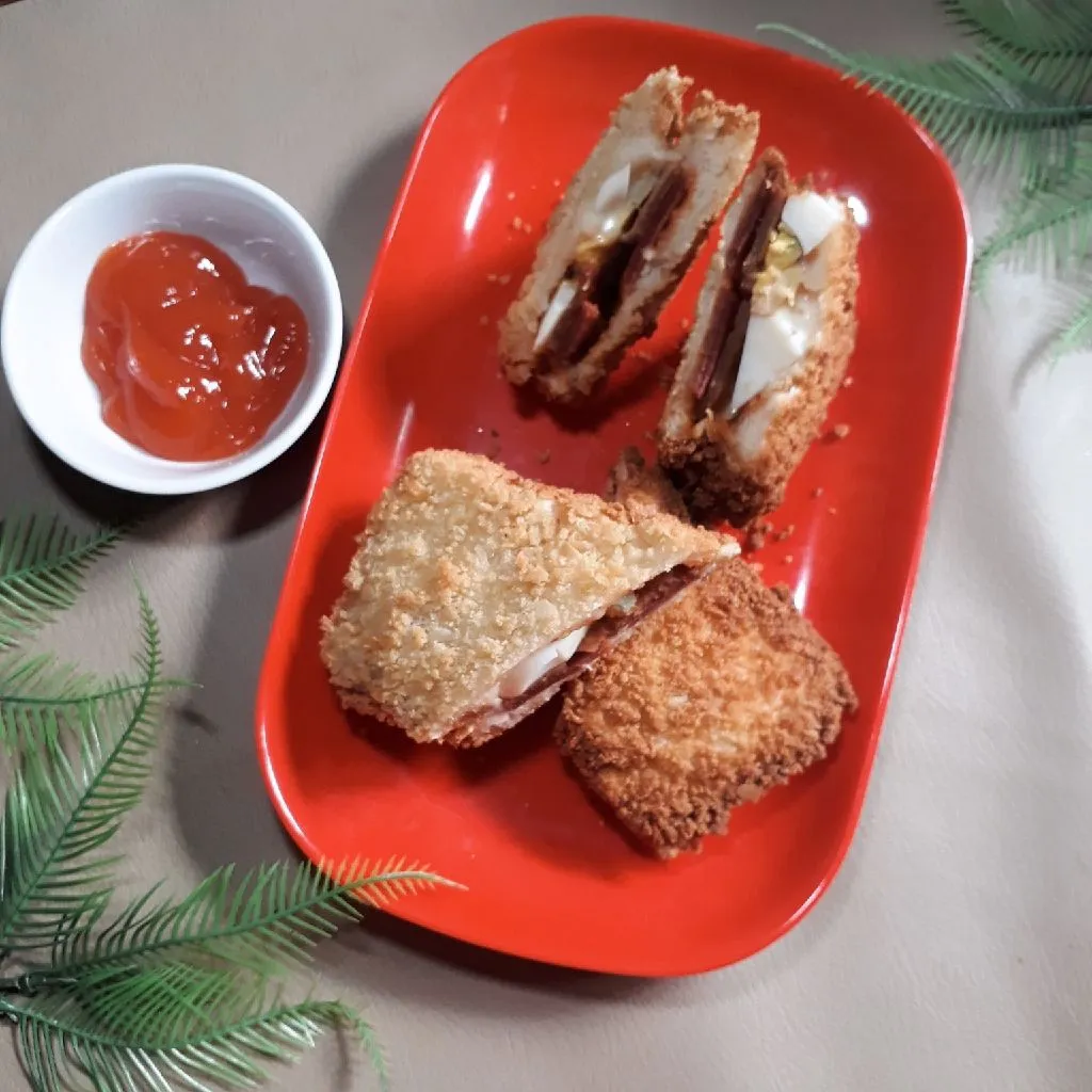Resep Roti Goreng Burger Telur Sederhana Rumahan di Yummy App