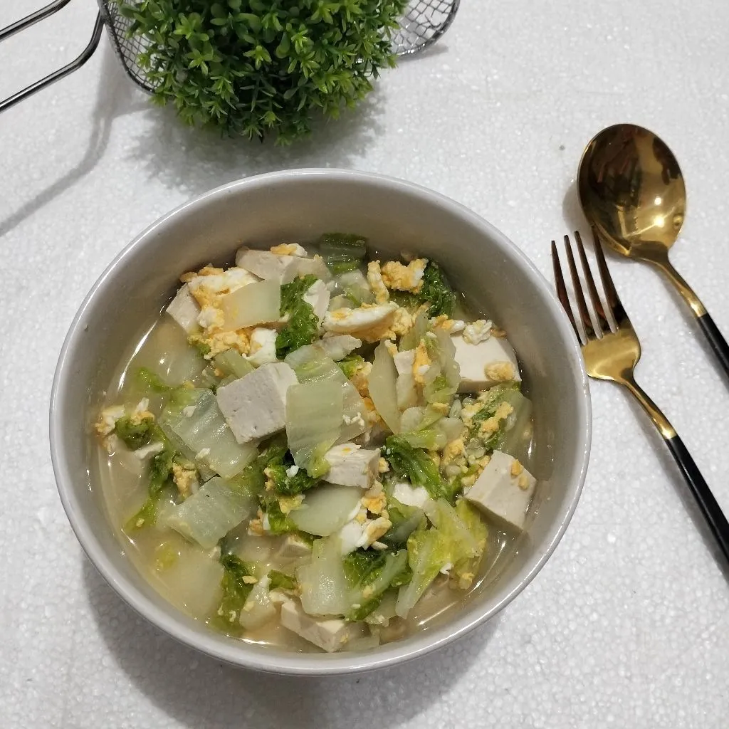 Resep Sayur Sawi Telur Tahu Sederhana Rumahan Di Yummy App