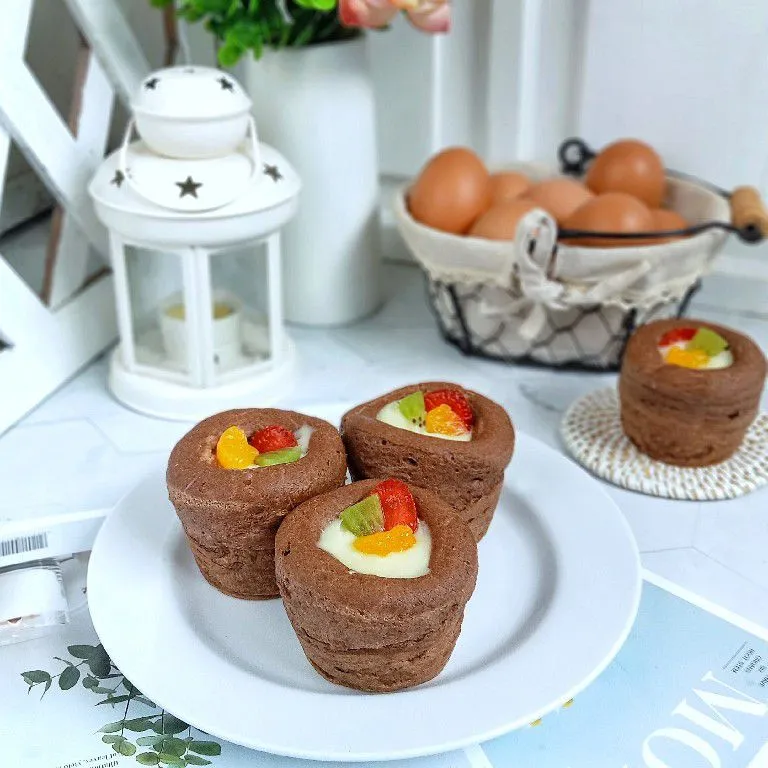 Resep Sus Buah Cokelat Sederhana Rumahan di Yummy App