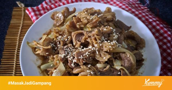 Resep Beef Teriyaki Satset Sederhana Rumahan Di Yummy App