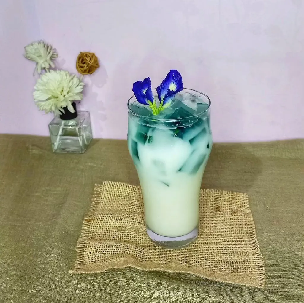 Resep Es Susu Jelly Bunga Telang Sederhana Rumahan Di Yummy App