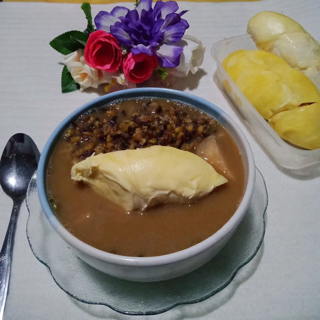 Resep Bubur Ketan Hitam Durian Sederhana Rumahan di Yummy App