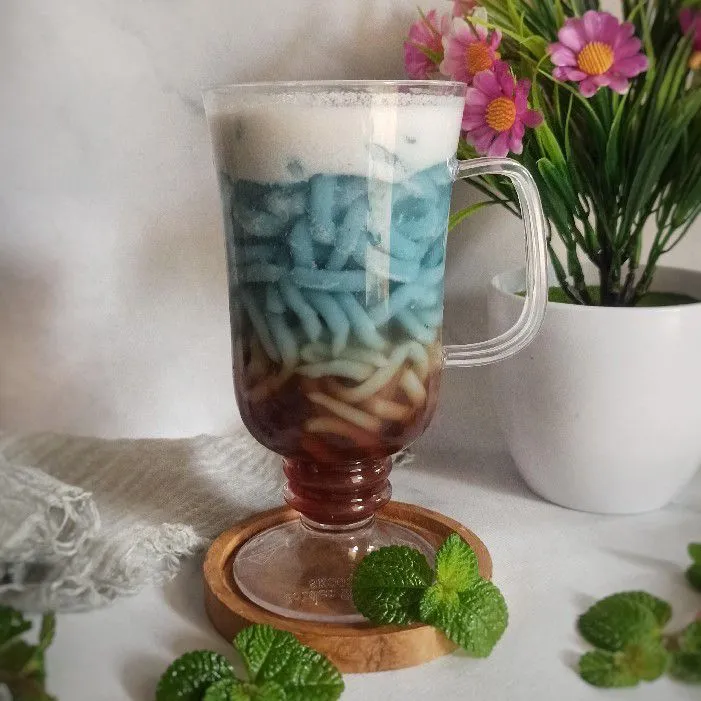 Resep Cendol Bunga Telang Sederhana Rumahan di Yummy App