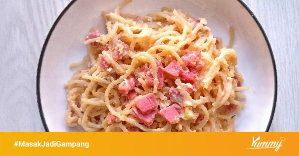 Resep Spaghetti Carbonara Sederhana Rumahan Di Yummy App