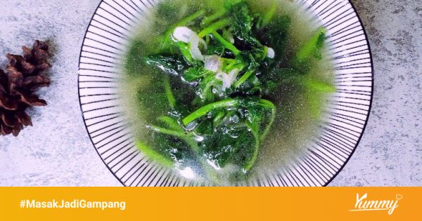 Resep Sayur Bayam Bening Sederhana Rumahan Di Yummy App