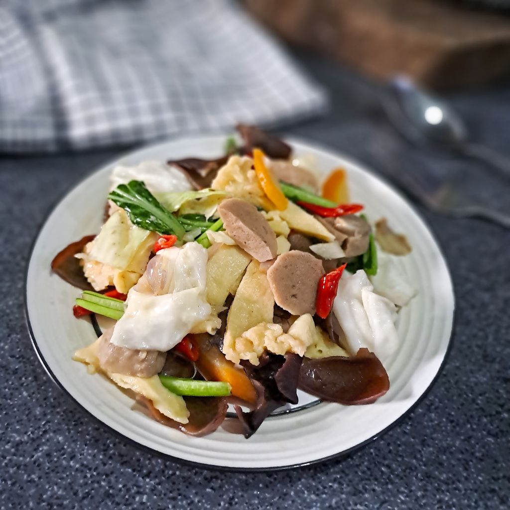 Resep Tumis Jamur Sayuran Ala Cap Jae Sederhana Rumahan di Yummy App