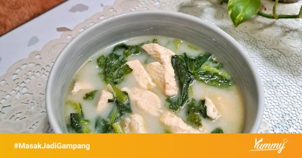 Resep Bobor Sawi Hijau Dan Ayam Sederhana Rumahan Di Yummy App