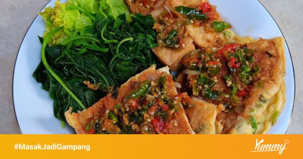 Resep Dadar Penyet Sambal Geprek Sederhana Rumahan Di Yummy App