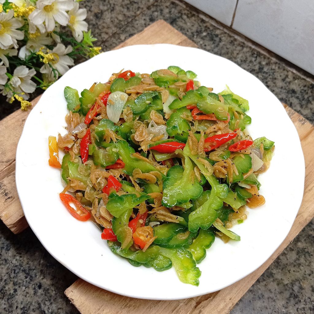 Resep Tumis Pare Udang Rebon Sederhana Rumahan di Yummy App