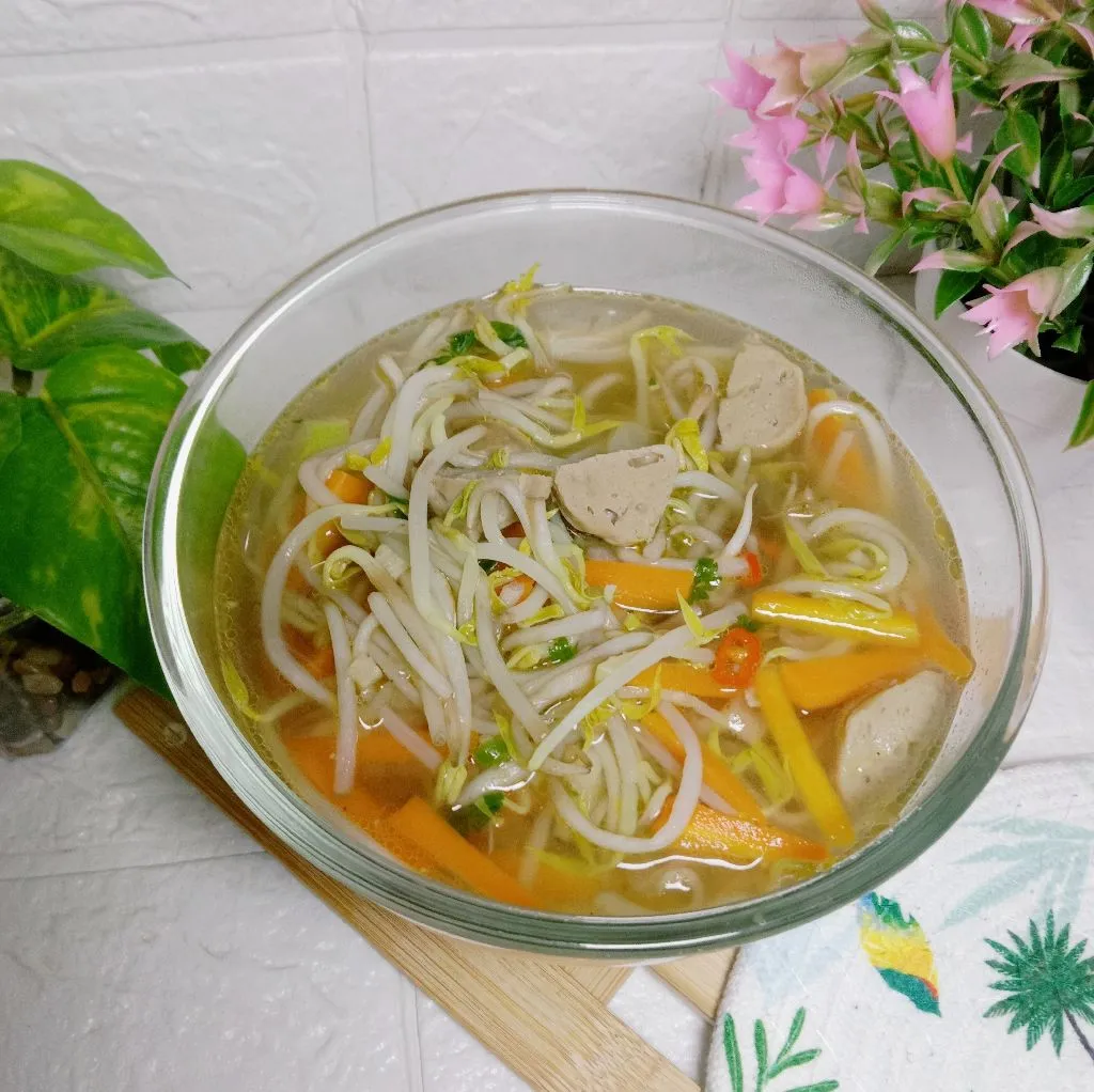 Resep Sayur Toge Wortel dan Bakso Sederhana Rumahan di Yummy App