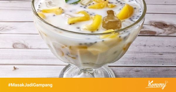 Resep Es Nangka Susu Selasih Sederhana Rumahan Di Yummy App