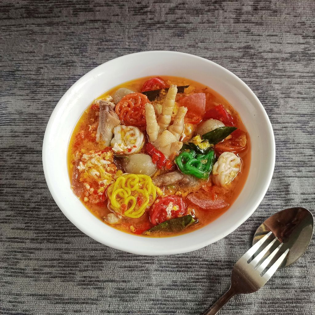 Resep Seblak Ceker Mercon #KurCepMakananBerkuah Sederhana Rumahan di ...