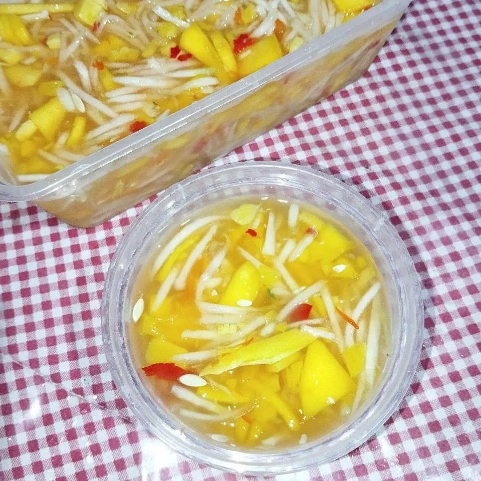 Resep Rujak Timun Mangga Serut Sederhana Rumahan di Yummy App