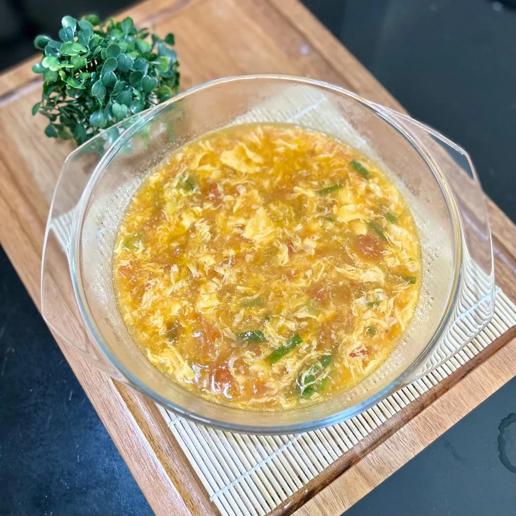 Resep Sup Tomat Telur Ala Taiwan Sederhana Rumahan Di Yummy App
