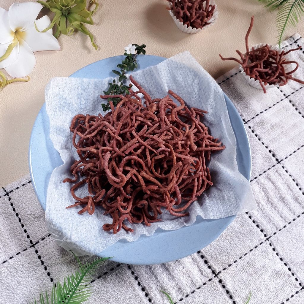 Resep Kering Mie Ubi Ungu Sederhana Rumahan di Yummy App