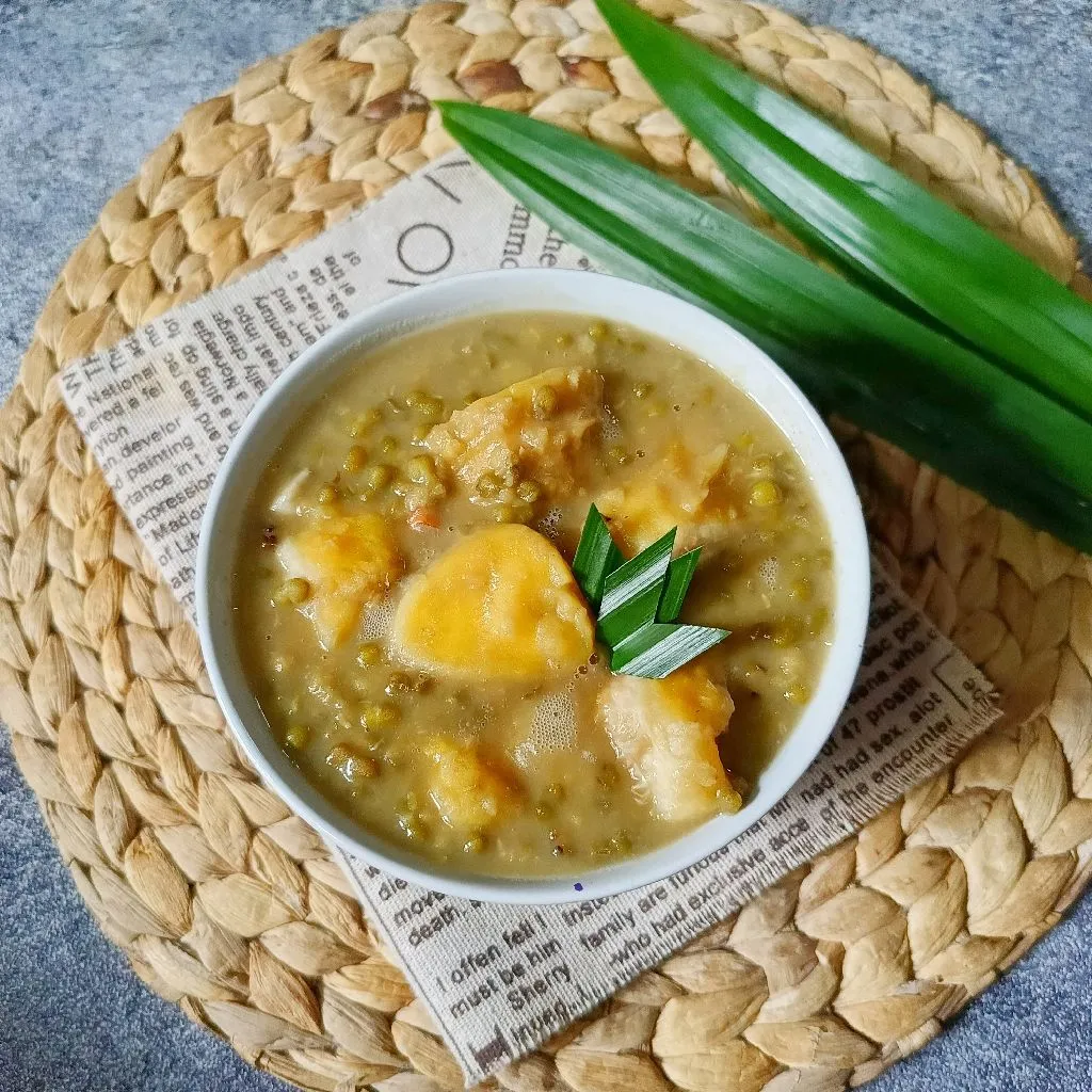 Resep Bubur Kacang Hijau Durian Sederhana Rumahan di Yummy App
