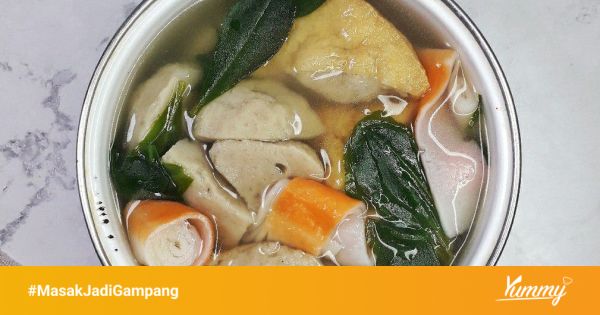 Resep Sup Bakso Crab Stick Sederhana Rumahan Di Yummy App