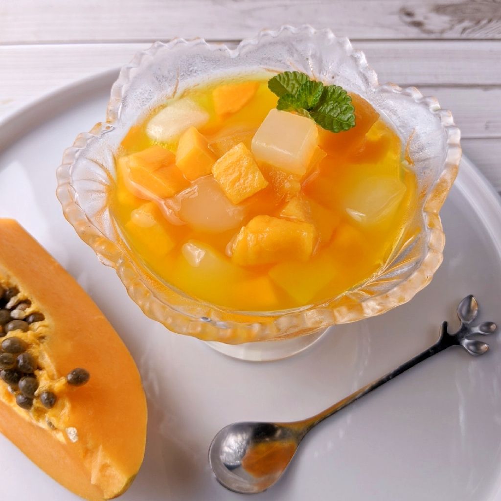 Resep Es Pepaya Nata de coco Sederhana Rumahan di Yummy App