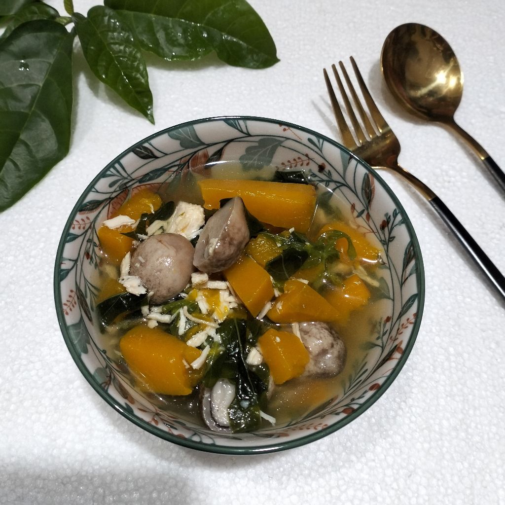 Resep Kuah Labu Gedi Jamur Sederhana Rumahan di Yummy App