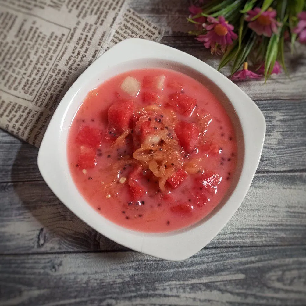 Resep Es Buah Semangka Melon Serut Sederhana Rumahan Di Yummy App