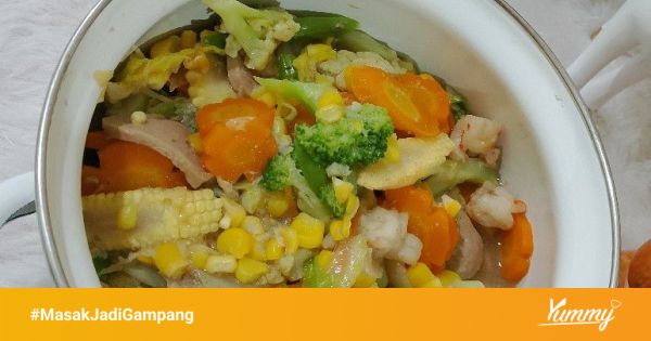 Resep Sayur Capcay Kaldu Udang Sederhana Rumahan Di Yummy App