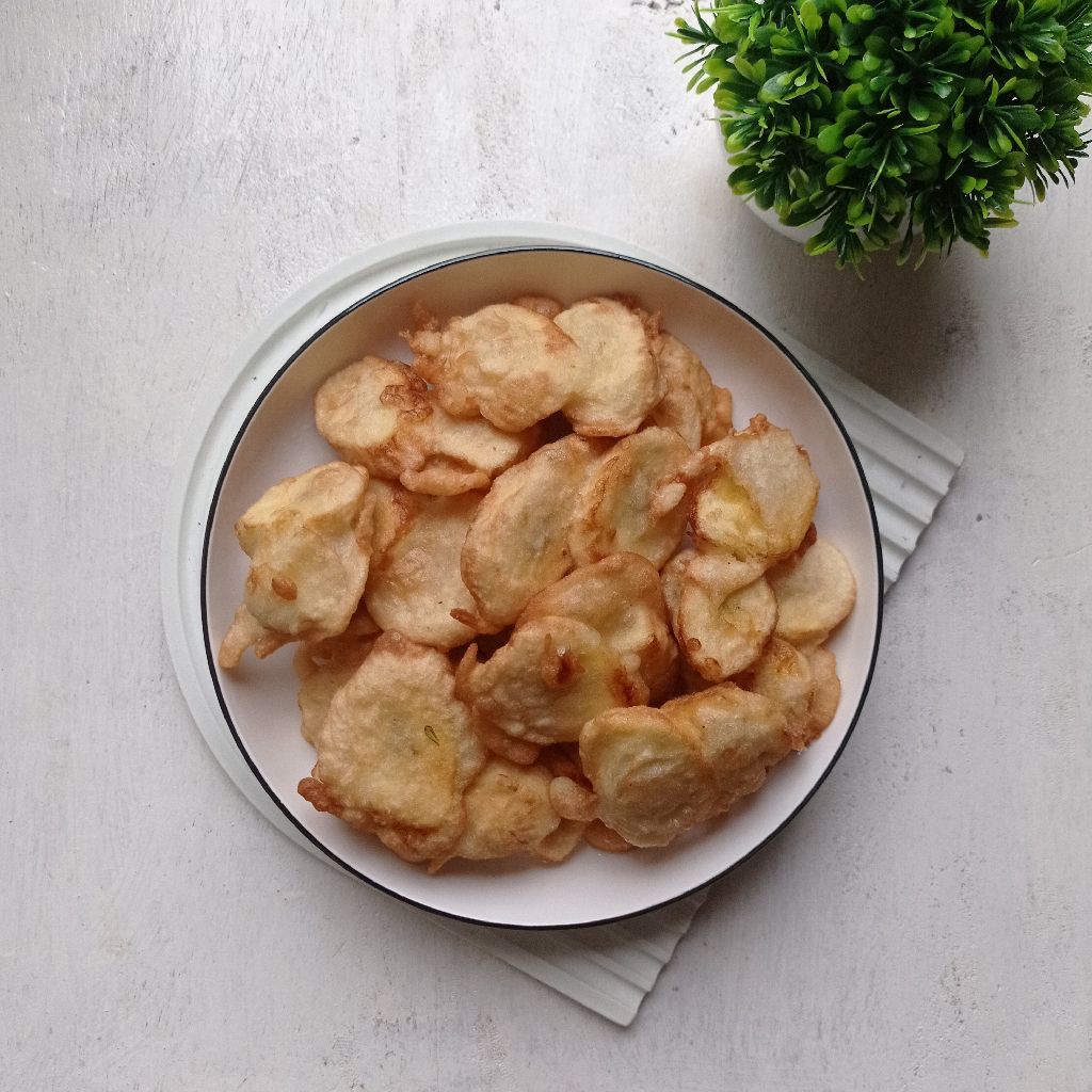 Resep Cimplung pisang Sederhana Rumahan di Yummy App