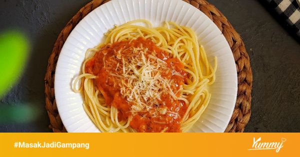 Resep Creamy Spaghetti Bolognese Sederhana Rumahan Di Yummy App