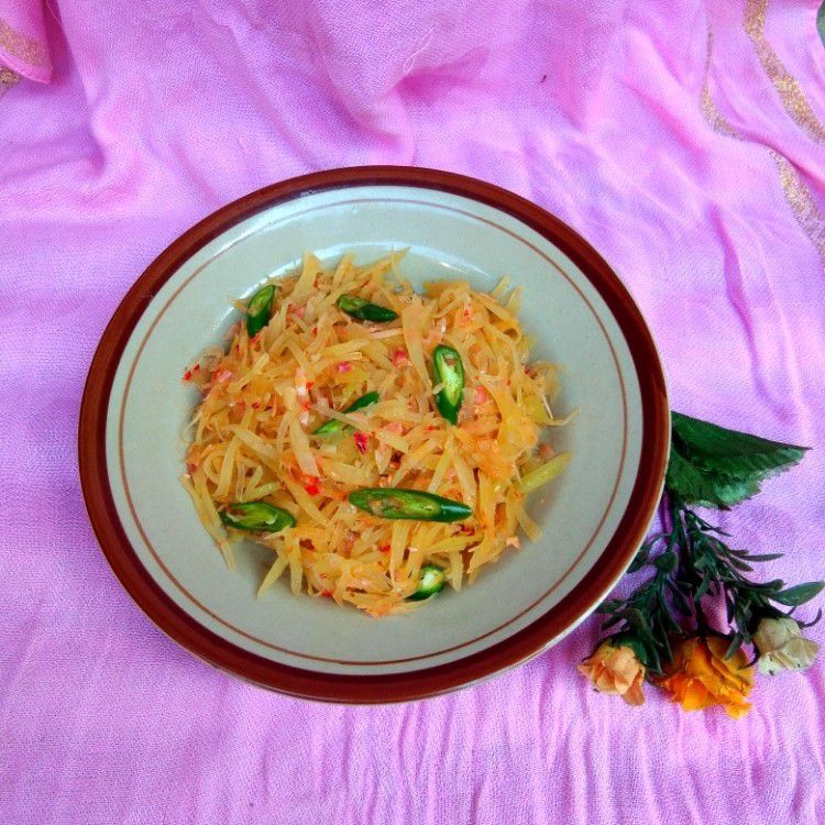 Resep Oseng pepaya kecombrang Sederhana Rumahan di Yummy App