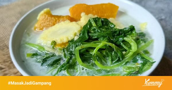 Resep Gangan Belamak Bayam Sederhana Rumahan Di Yummy App