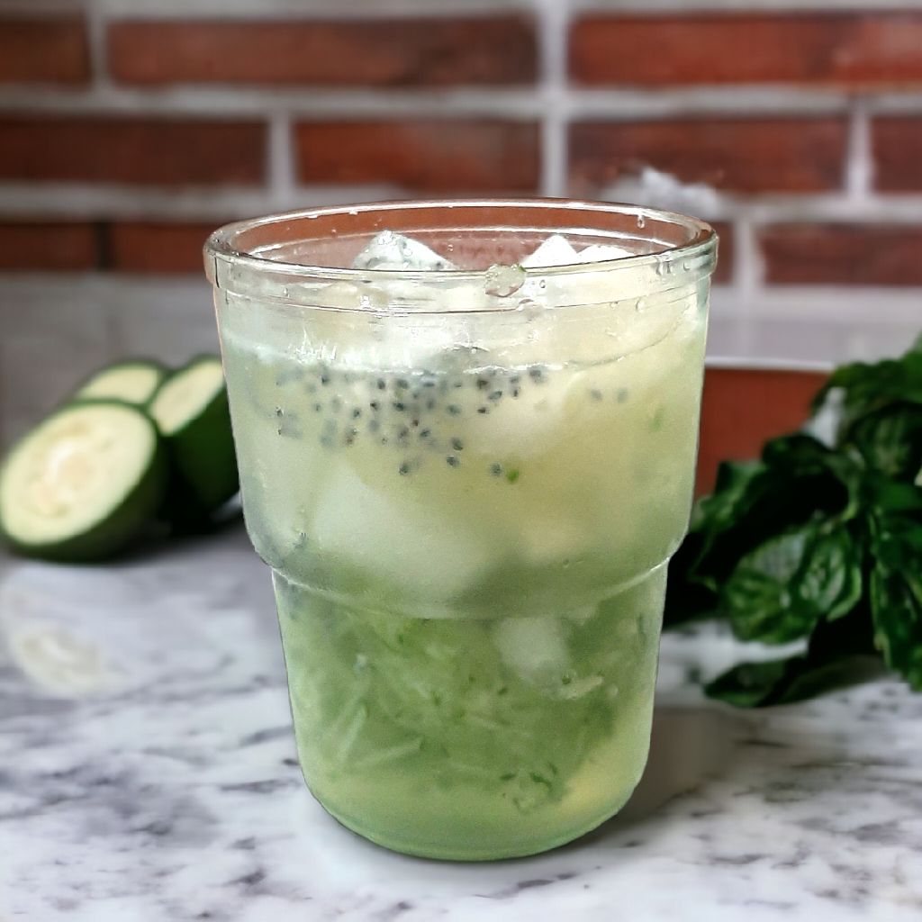 Resep Es Timun Kundur Selasih Sederhana Rumahan di Yummy App